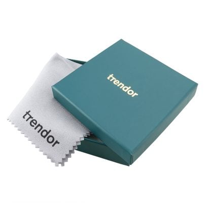 trendor Mädchen-Armband mit Buchstabe R 925 Silber Vergoldet
