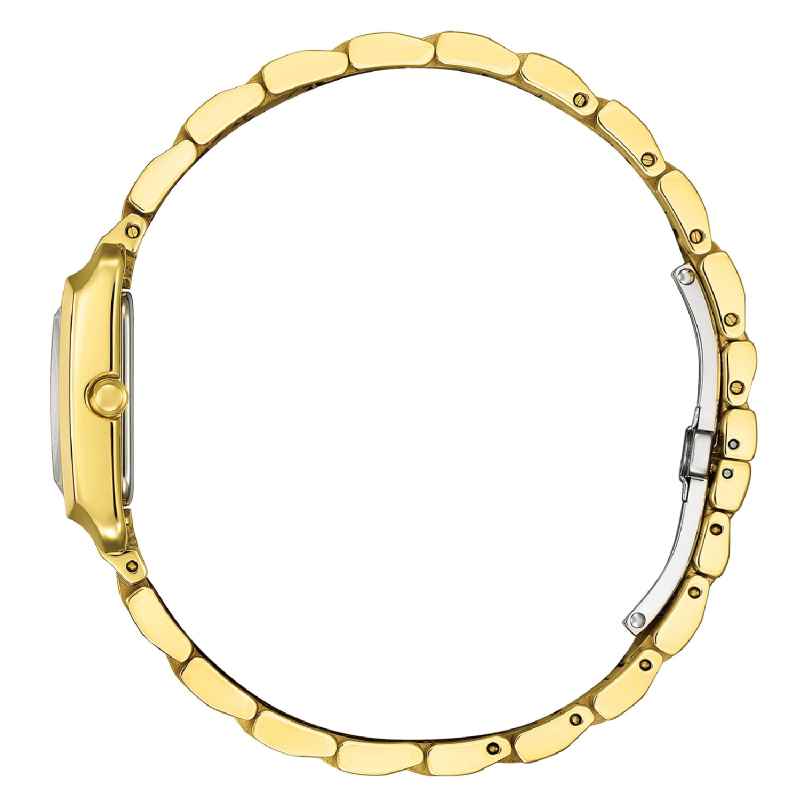 Citizen Eco-Drive Solar Damen-Armbanduhr Goldfarben/Perlmutt EW5602-81D • uhrcenter