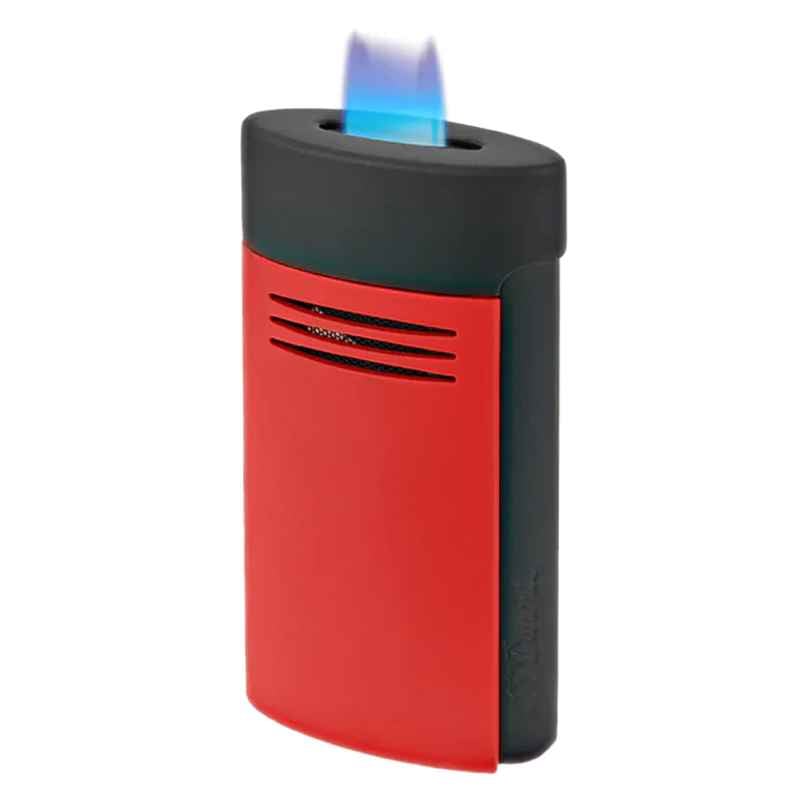 S.T. Dupont Feuerzeug Megajet Matt Rot und Schwarz 020749 • uhrcenter