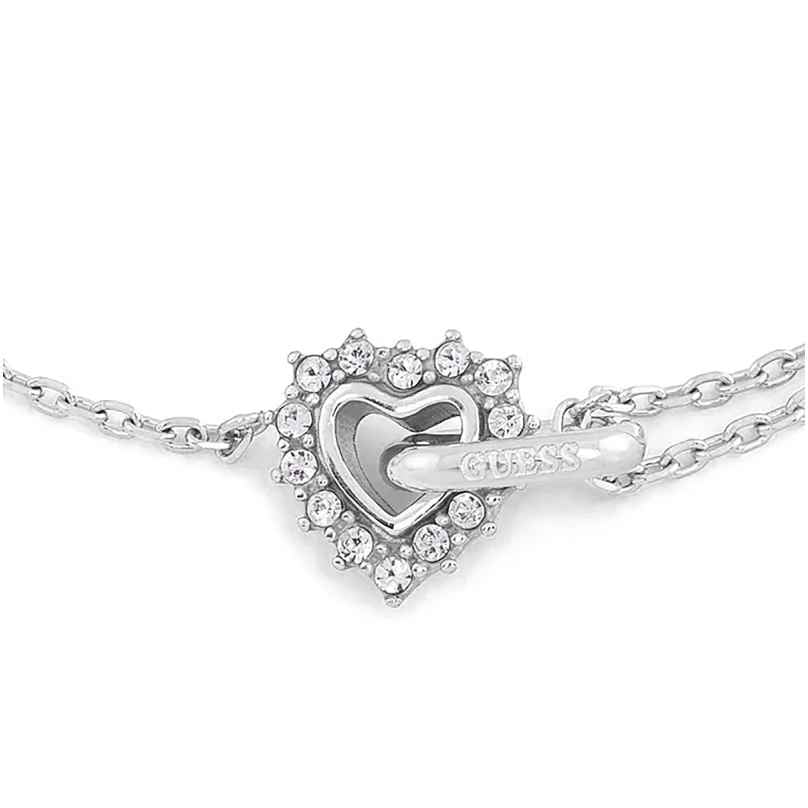 Guess Women's Bracelet Infinity Heart Crystal S