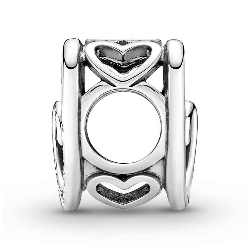 Pandora Silber Charm Verschlungene Unendliche Herzen 790800C00 • uhrcenter