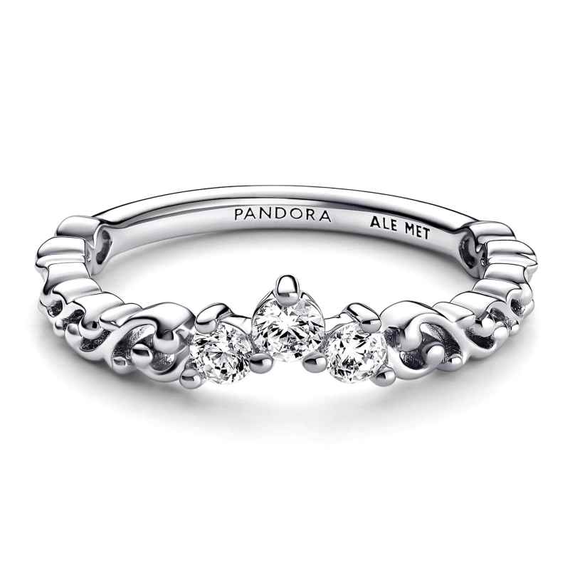 Pandora Silver Ring for Women Regal Swirl Tiara 192232C01 • uhrcenter