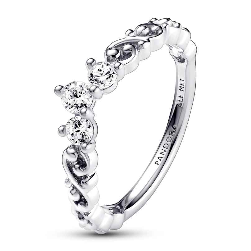 Pandora Silver Ring for Women Regal Swirl Tiara 192232C01 • uhrcenter
