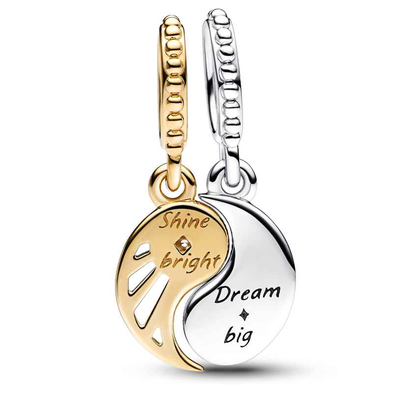 Pandora Splittable Dangle Charm Sun & Moon 762678C01 • uhrcenter