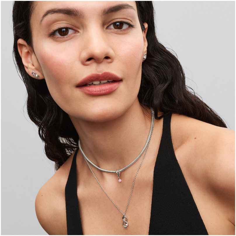 Pandora Silber Charm Bicolor Eingehülltes Herz 783242C01 • uhrcenter