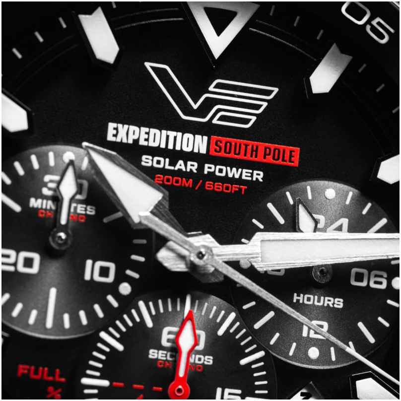 Vostok Europe Herrenuhr Solar Expedition South Pole Chrono Mesh-Band VR42-592A761-B • uhrcenter