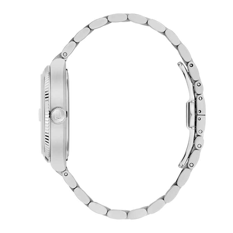 Bulova Herren-Quarzuhr Super Seville Stahl/Silberfarben