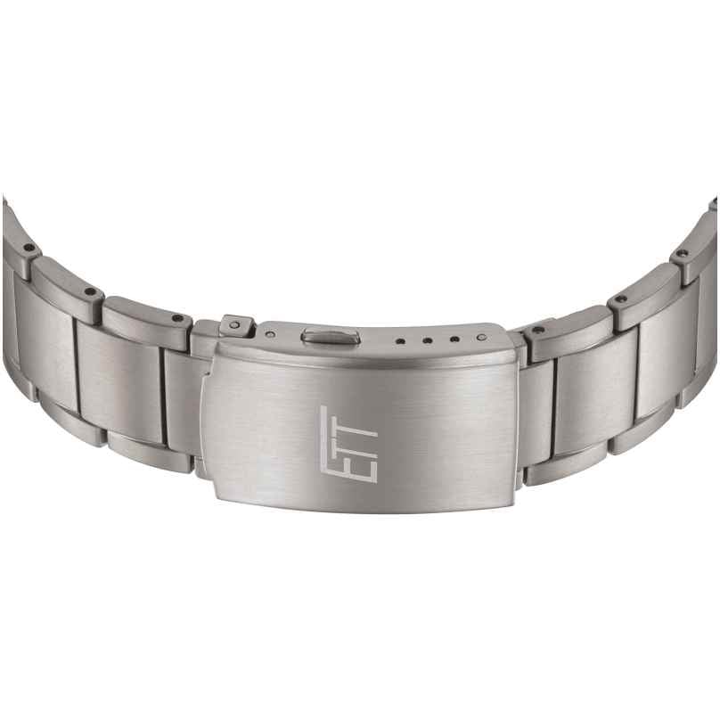 ETT Eco Tech Time Radio-Controlled Solar Watch Everest Gents Titanium ...