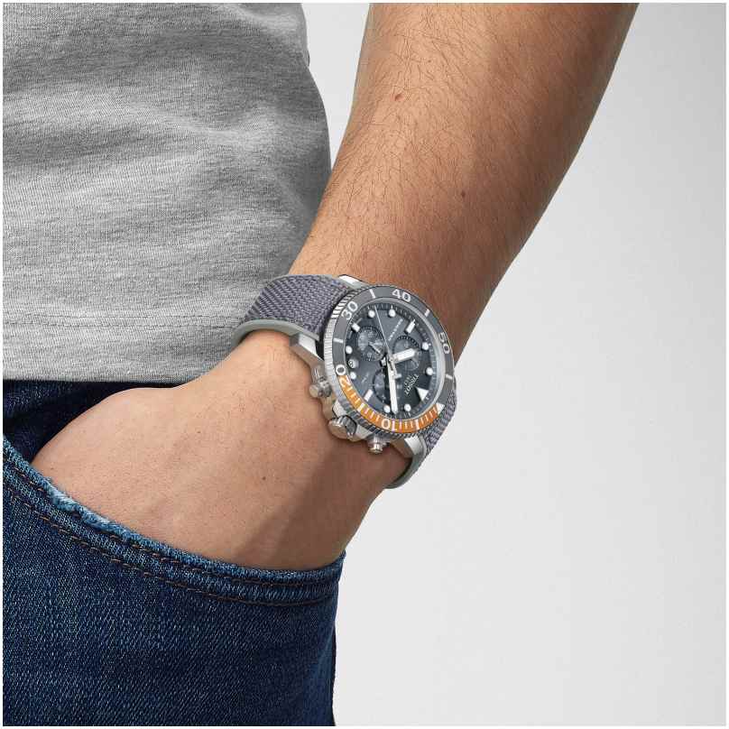 Tissot Herrenuhr Chronograph Seastar 1000 Grau T120.417.17.081.01 • uhrcenter