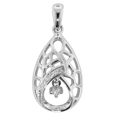 Pandora Bead-Charm Silber Pink Opalisierend 791691C03 • uhrcenter