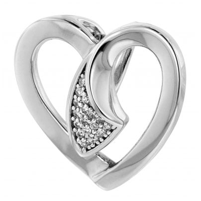 PANDORA 790777C01 Charm Silber Pinkfarbenes Stiefmütterchen