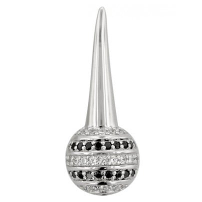 PANDORA 790777C01 Charm Silber Pinkfarbenes Stiefmütterchen