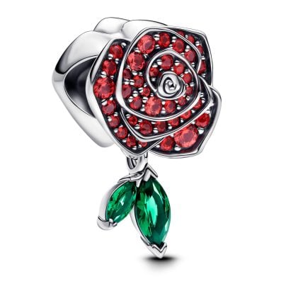Pandora Charm Silber Pinkfarbenes Stiefmütterchen 790777C01 • uhrcenter