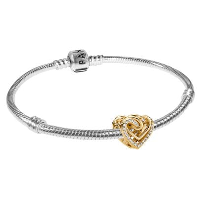 Pandora Damenring Funkelnde Welle Silber 192539C01 • uhrcenter