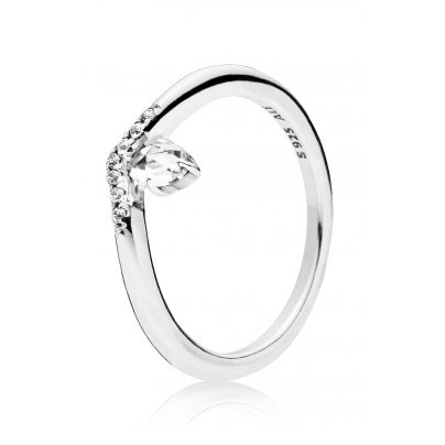 Pandora Damenring Funkelnde Welle Goldfarben 162539C01 • uhrcenter