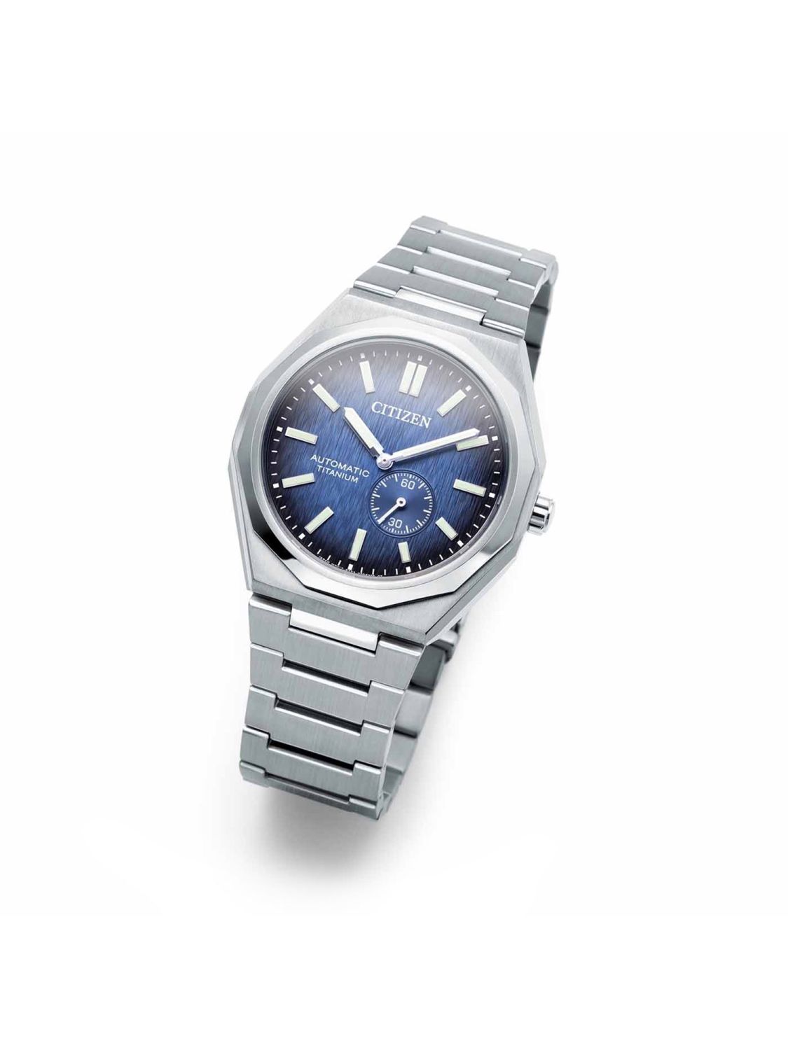Citizen Automatic Watch for Men Titanium Blue NK5020-58M • uhrcenter