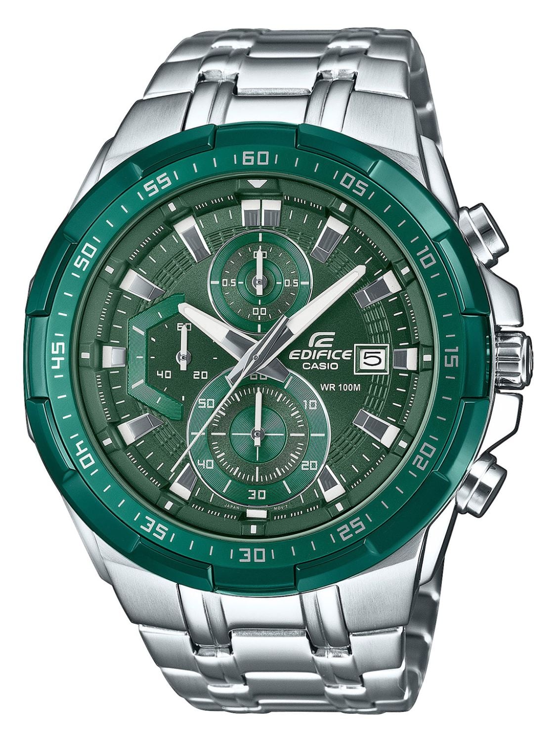 Casio Edifice Men's Watch Chronograph Green EFR-539DE-3AVUEF • uhrcenter