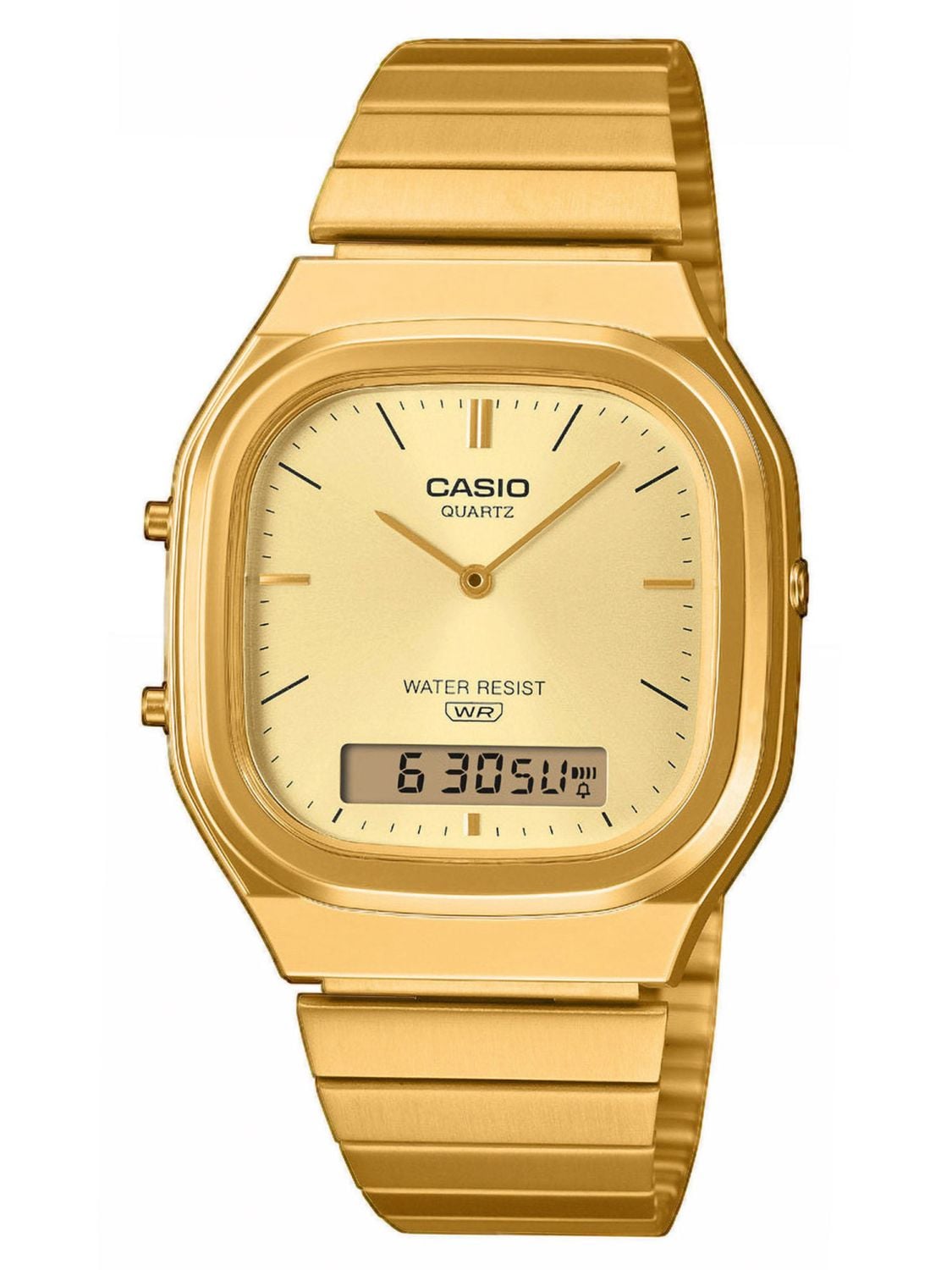 Casio Edgy Collection Herrenuhr AnaDigi Goldfarben