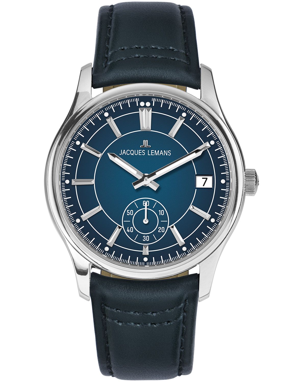 Jacques Lemans Men's Quartz Watch Derby Blue 1-2197B • uhrcenter