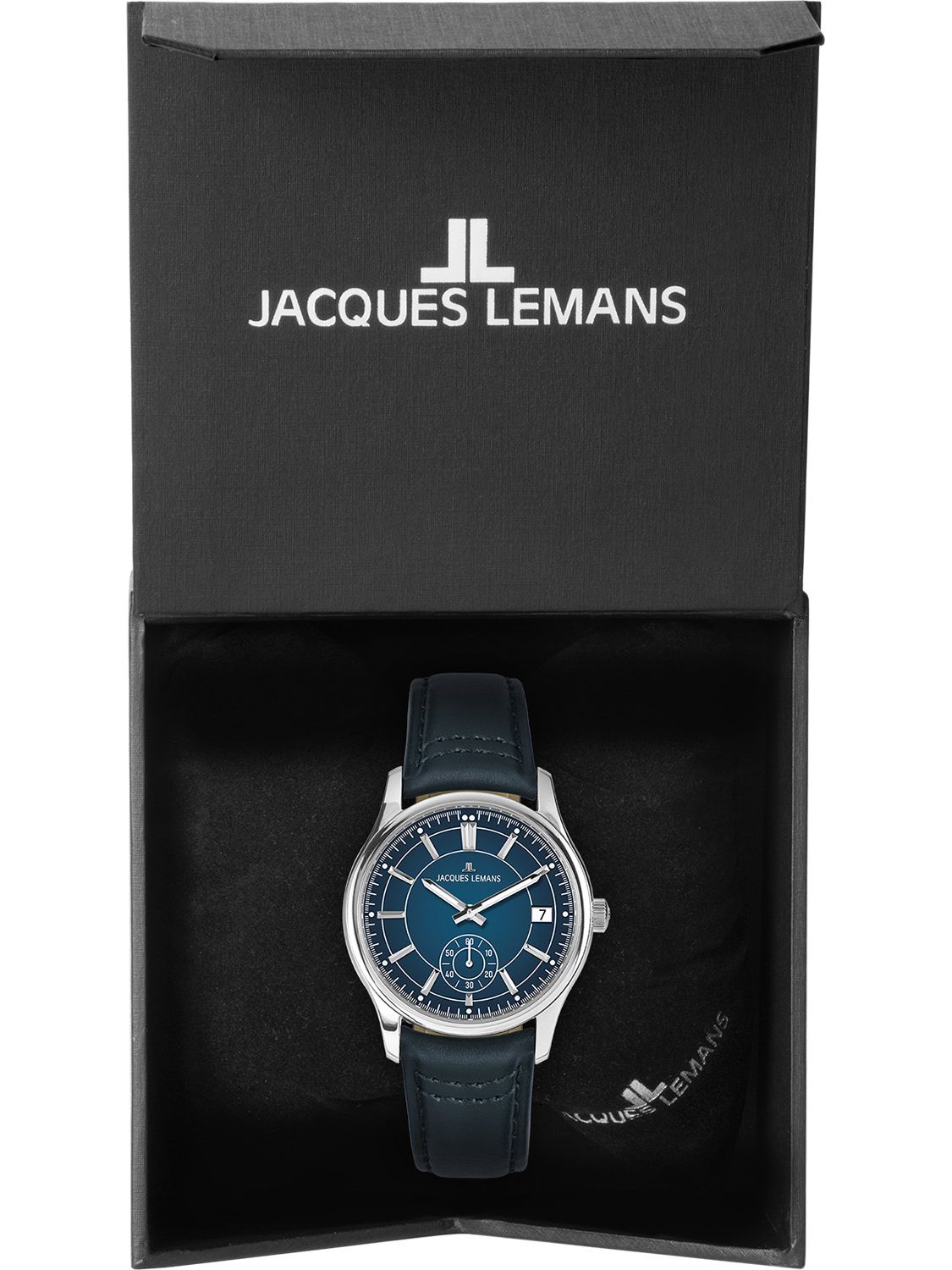Jacques Lemans Men's Quartz Watch Derby Blue 1-2197B • uhrcenter