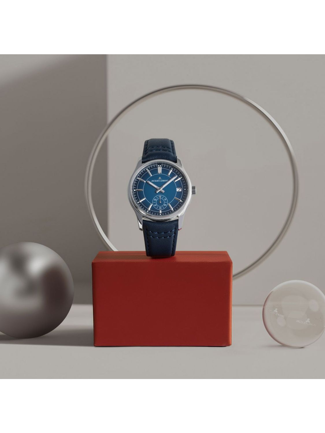 Jacques Lemans Men's Quartz Watch Derby Blue 1-2197B • uhrcenter