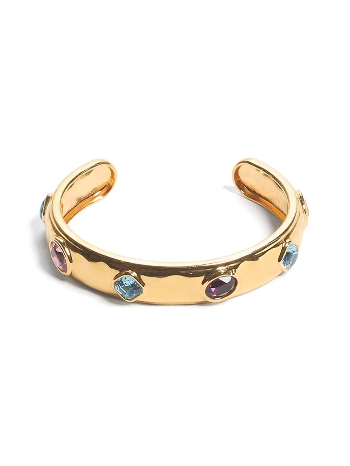 Guess Women's Bangle Multi Crystals Gold Tone S