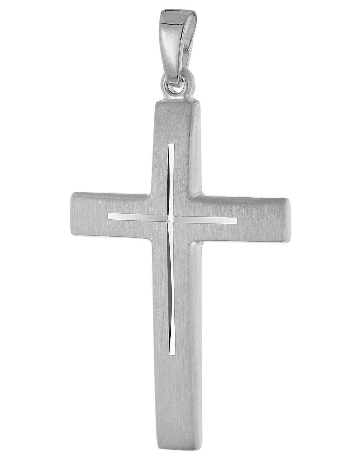 925 Silber Kreuz Anhanger Herren Gross