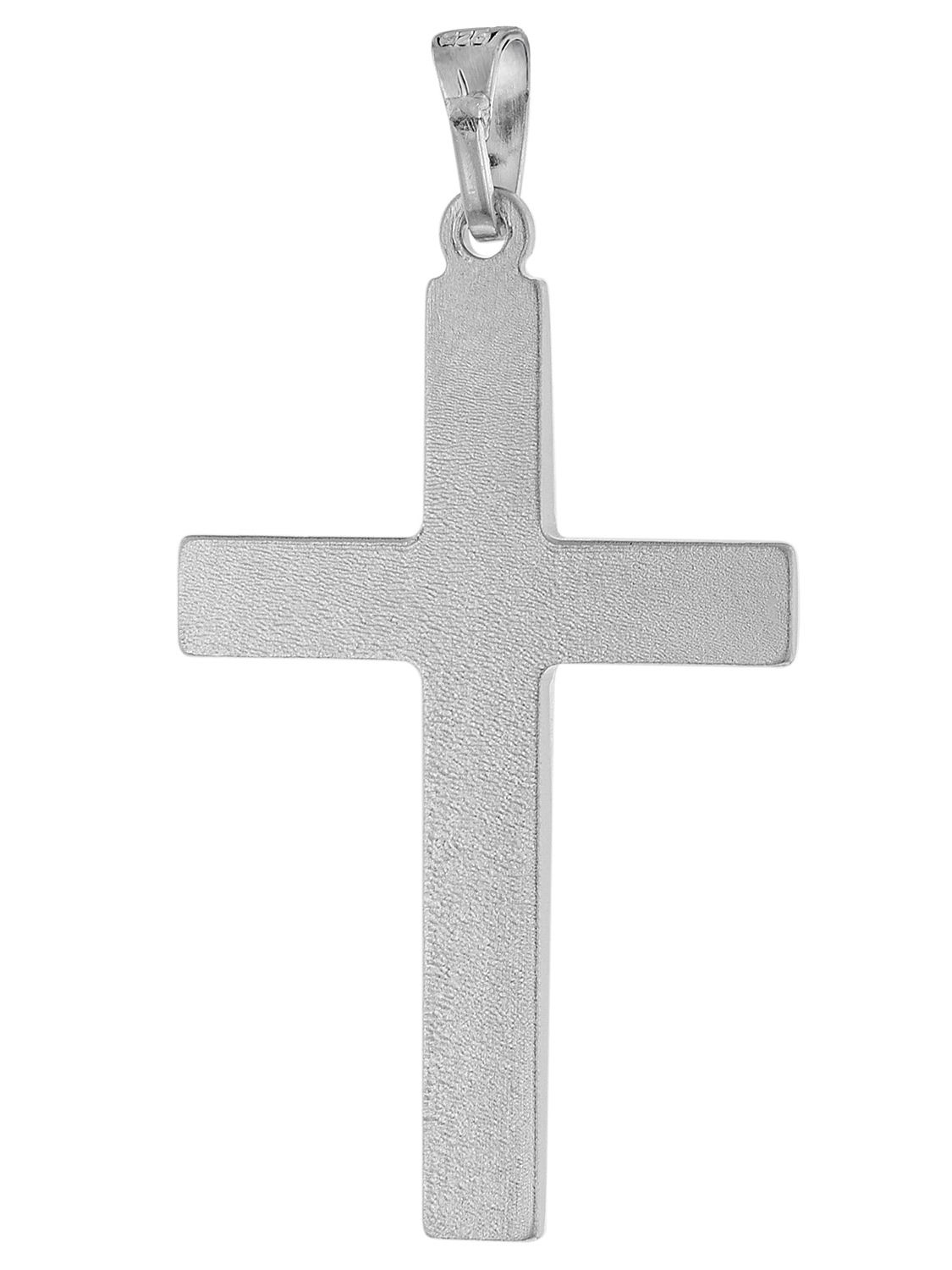 925 Silber Kreuz Anhanger Herren Gross