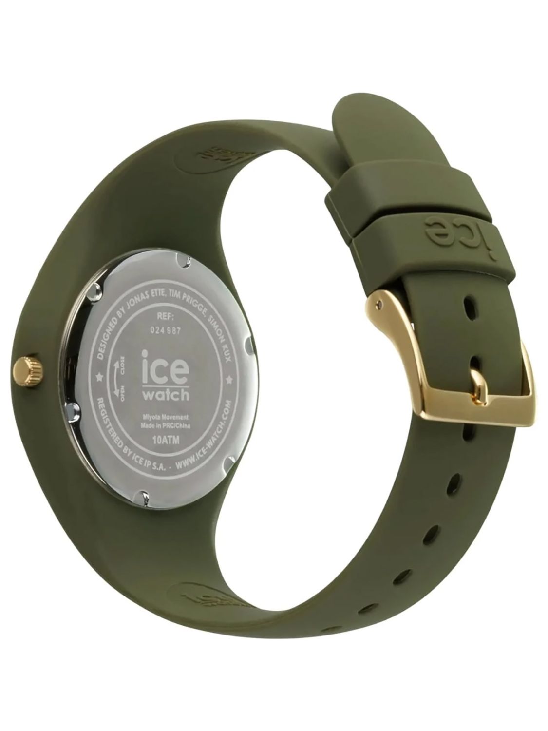 Ice-Watch Damenuhr ICE Champagne M Olivgrün 025353