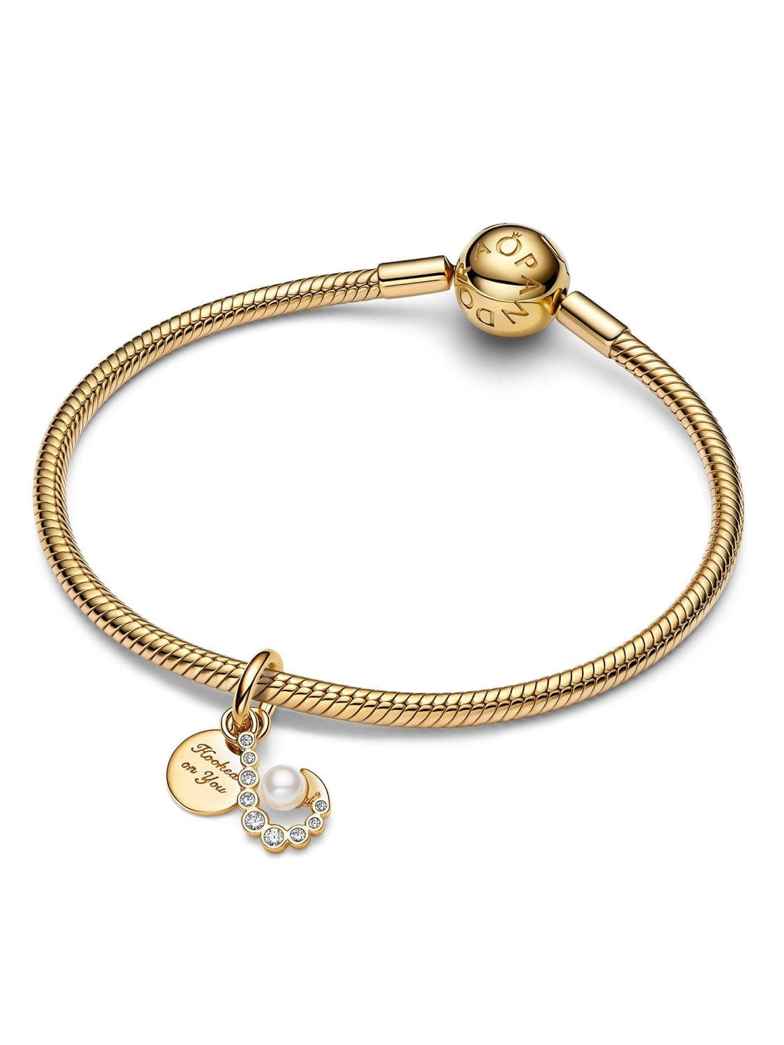 Pandora Charm-Anhänger Haken Goldfarben 763891C01 • uhrcenter