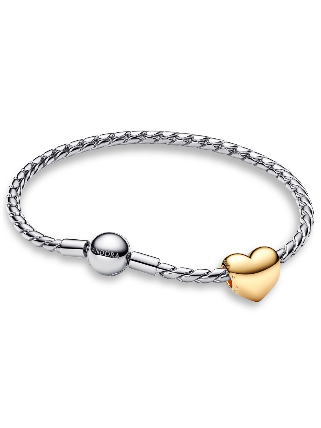 Pandora Starter-Set Damenarmband mit Goldfarbenem Herz
