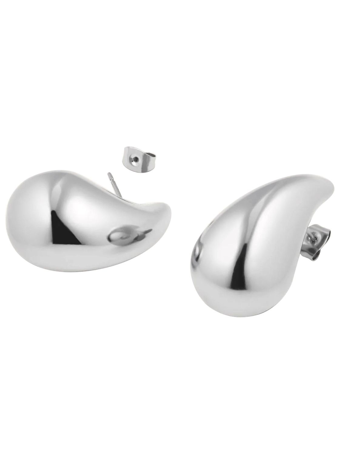 Rosefield Damen-Ohrringe Ohrstecker Tropfen Silberfarben JETDS-J932 ...