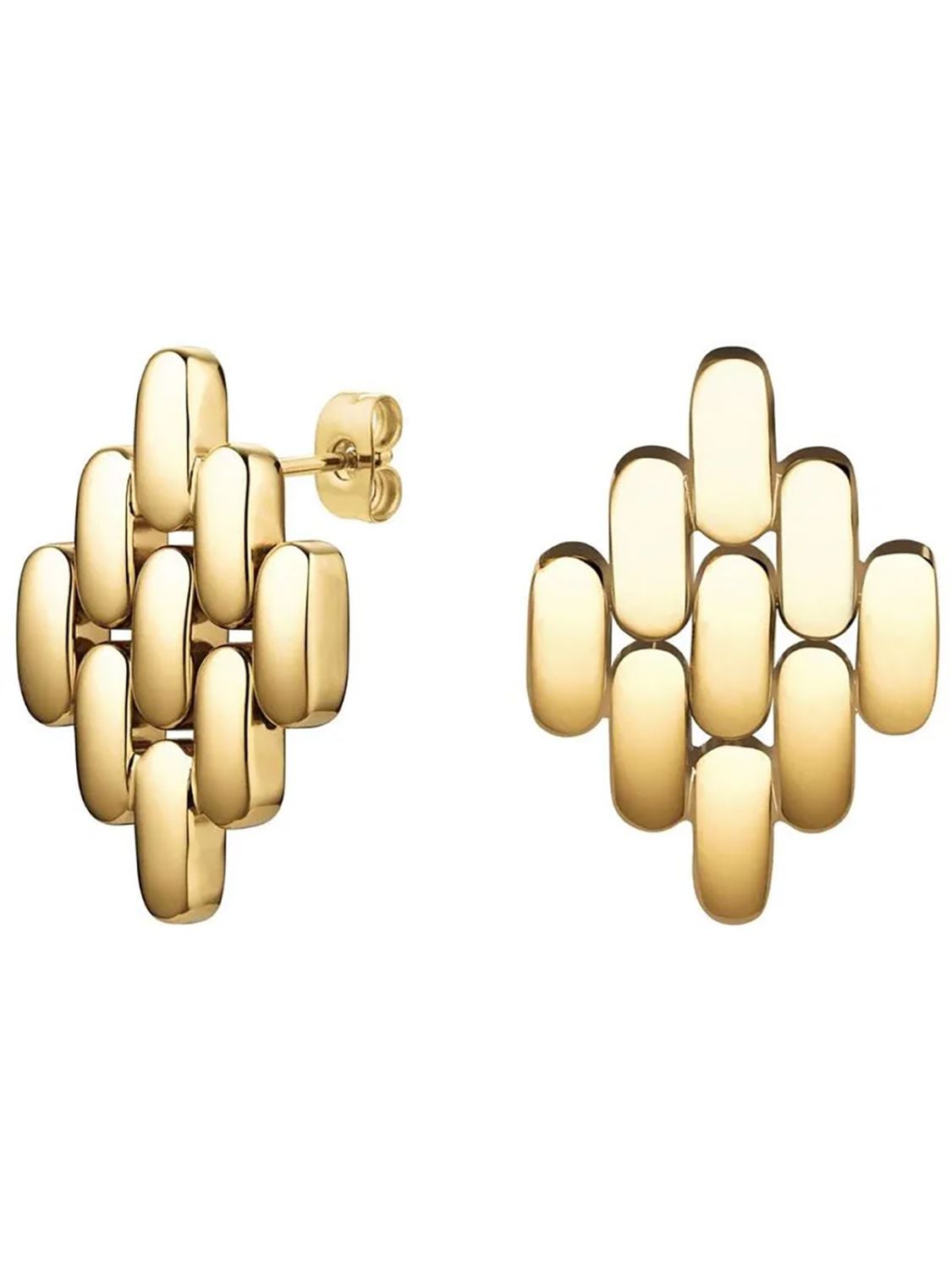 Rosefield Damen-Ohrringe Ohrstecker Legacy Goldfarben