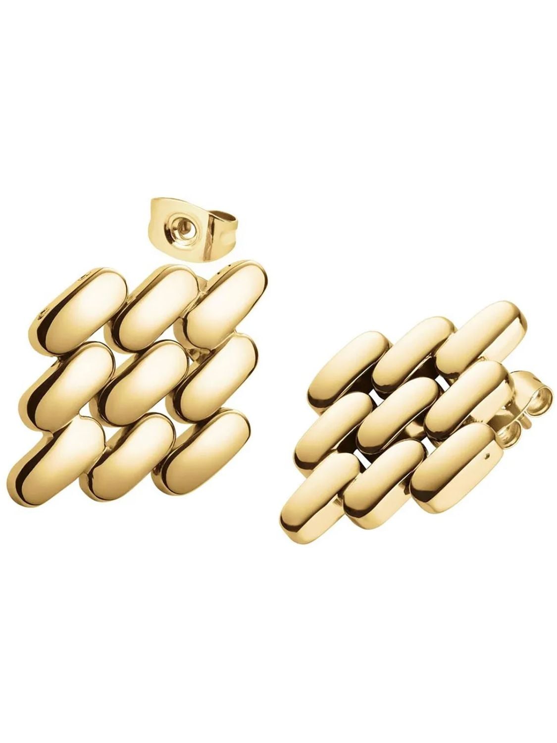 Rosefield Damen-Ohrringe Ohrstecker Legacy Goldfarben