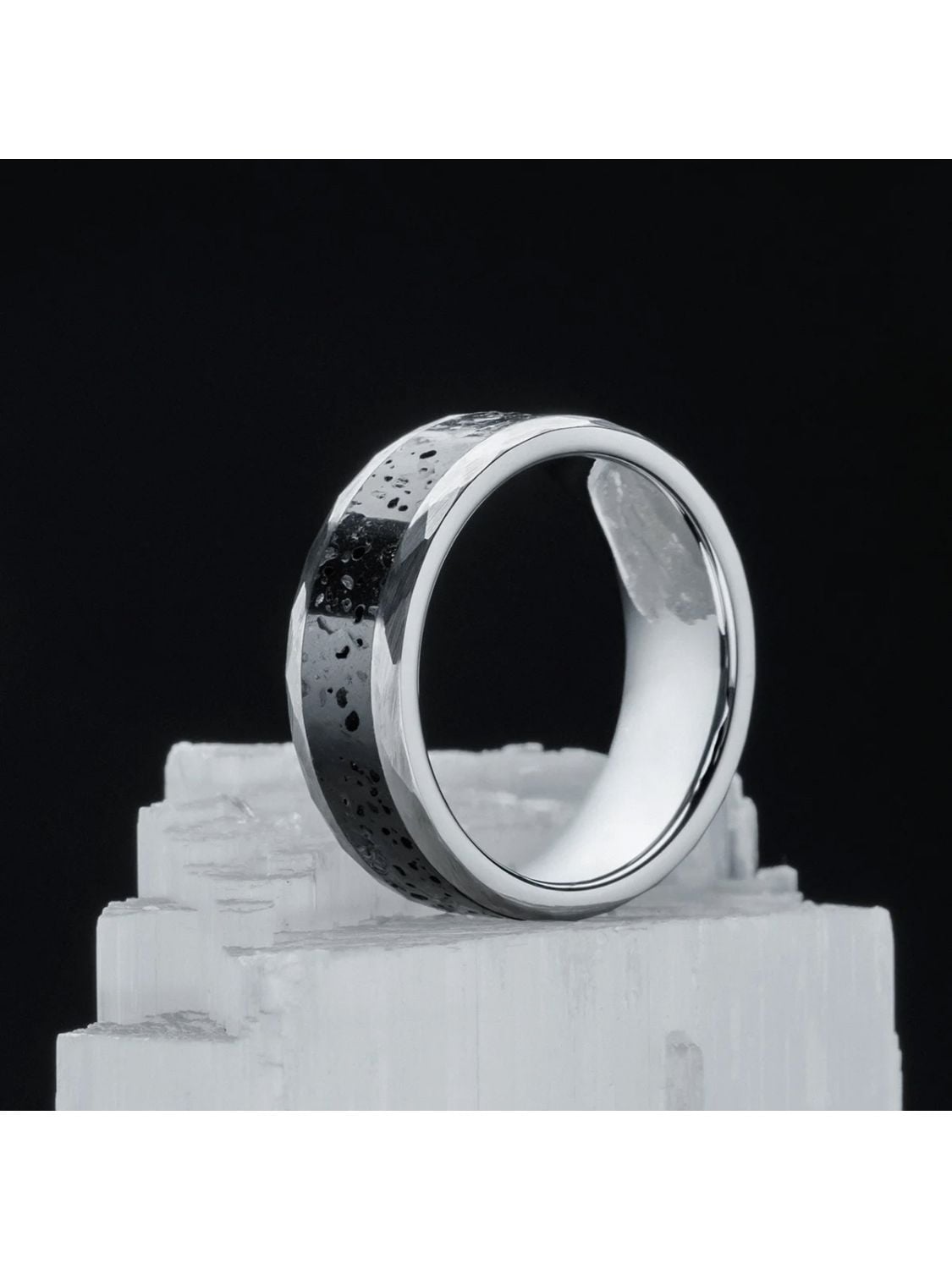 Holzkern Men's Ring Sumo Lava/Tungsten Size 60 9010631024437 • uhrcenter