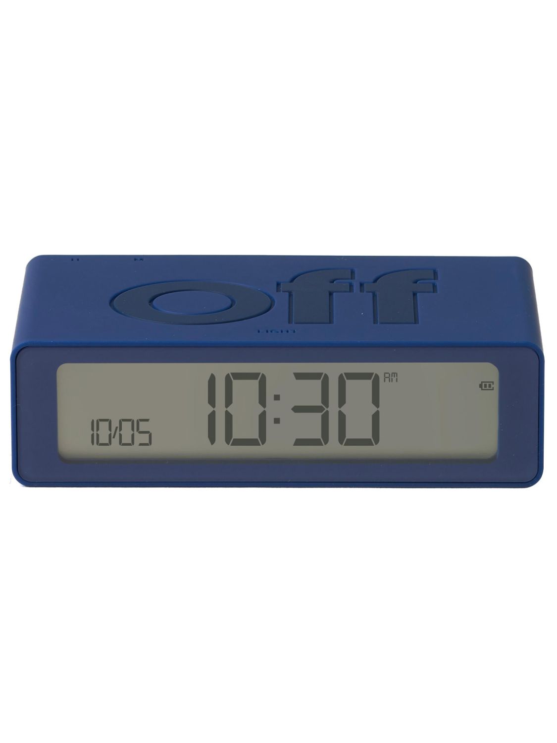 Lexon Digital Alarm Clock Flip Mini Dark Blue LR158DB9 • uhrcenter