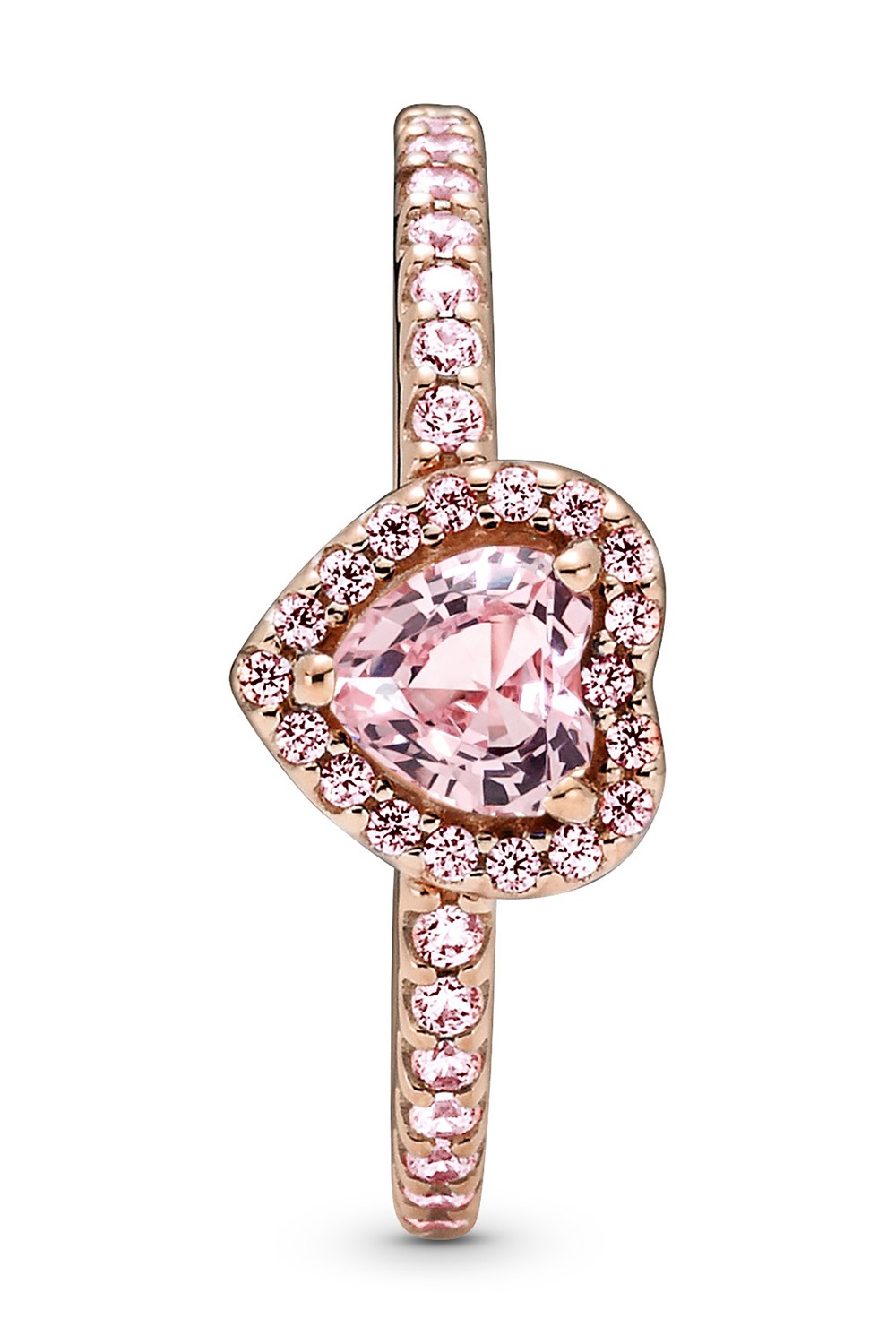 Pandora elevated heart ring store