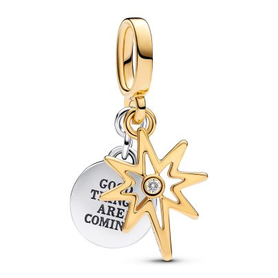 Pandora Damenring Funkelnde Welle Goldfarben 162539C01 • uhrcenter