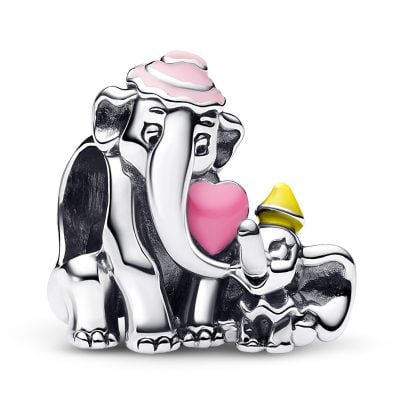Pandora Silver Charm Disney Dumbo & Mum 793751C01 • uhrcenter