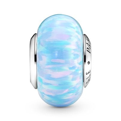 Pandora Silber Charm Winterblaue Schneeflocke 792377C00 • uhrcenter