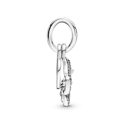 Pandora Dangle Charm Silver Blue Butterfly 790757C01 • uhrcenter