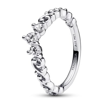 Pandora Silver Ring for Women Regal Swirl Tiara 192232C01 • uhrcenter
