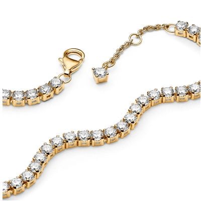 Pandora Funkelndes Tennisarmband Goldfarben 561469C01 • uhrcenter