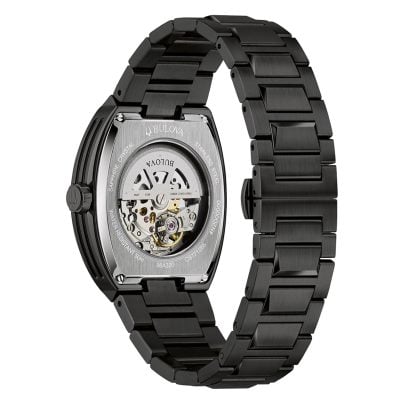 Bulova Men's Watch Automatic Maquina Black/Rainbow