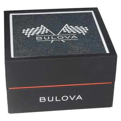 Bulova Men's Watch Chronograph Racer Brown/Black 98B427 • uhrcenter