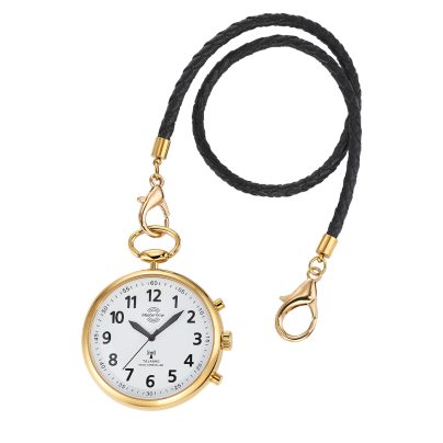 Master Time Talking Pocket Watch Radio-Controlled Gold Tone MTGA-10939 ...