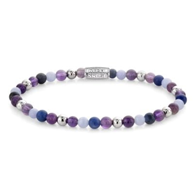 Rebel & Rose Women's Bracelet Are Violets Blue 4 mm RR-40102-S-S ...